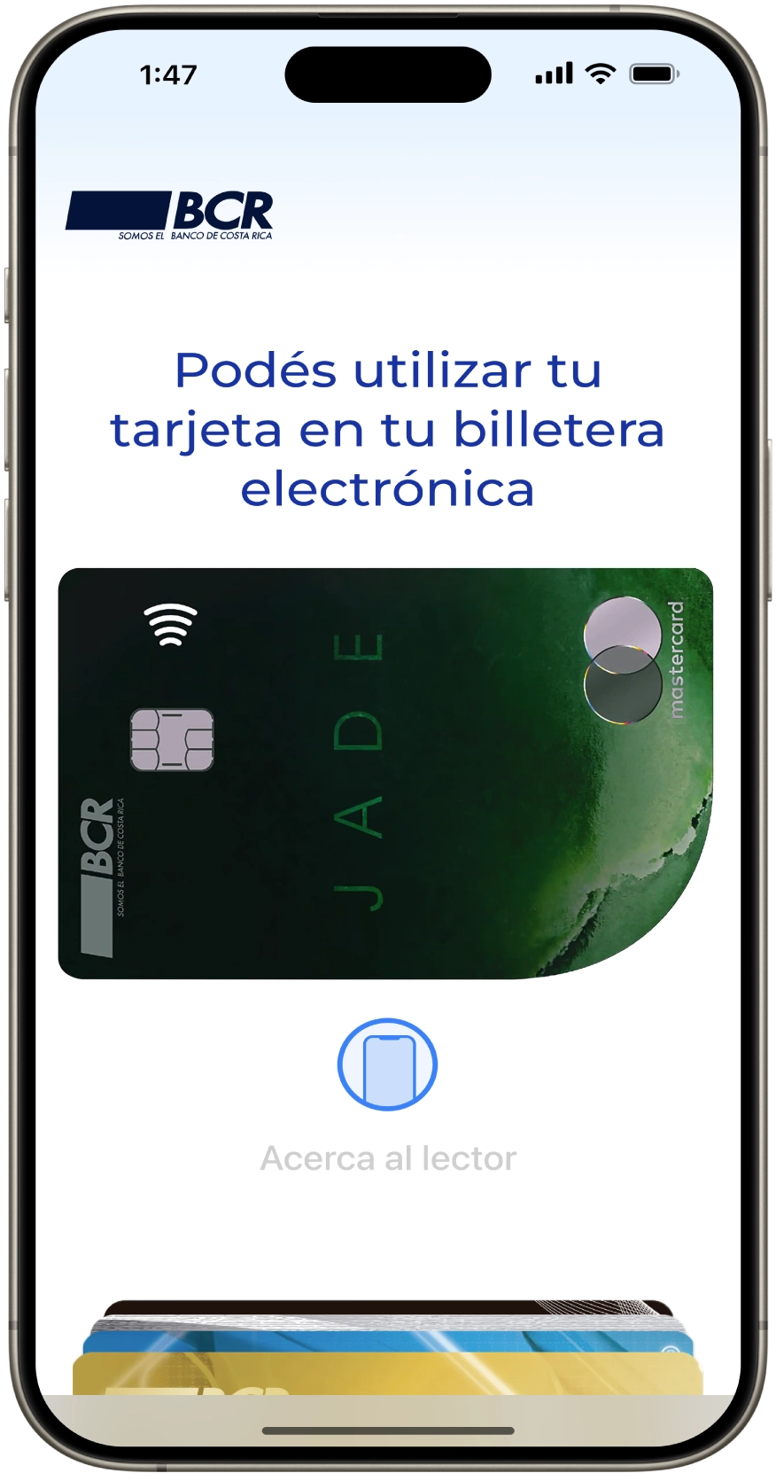 BCR | Tarjeta de Crédito Mastercard Jade